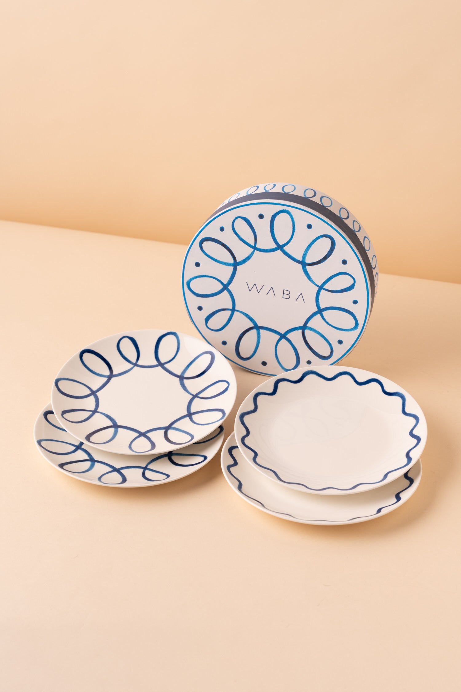 B15 Dessert Plate Set 4 Pcs – WABA