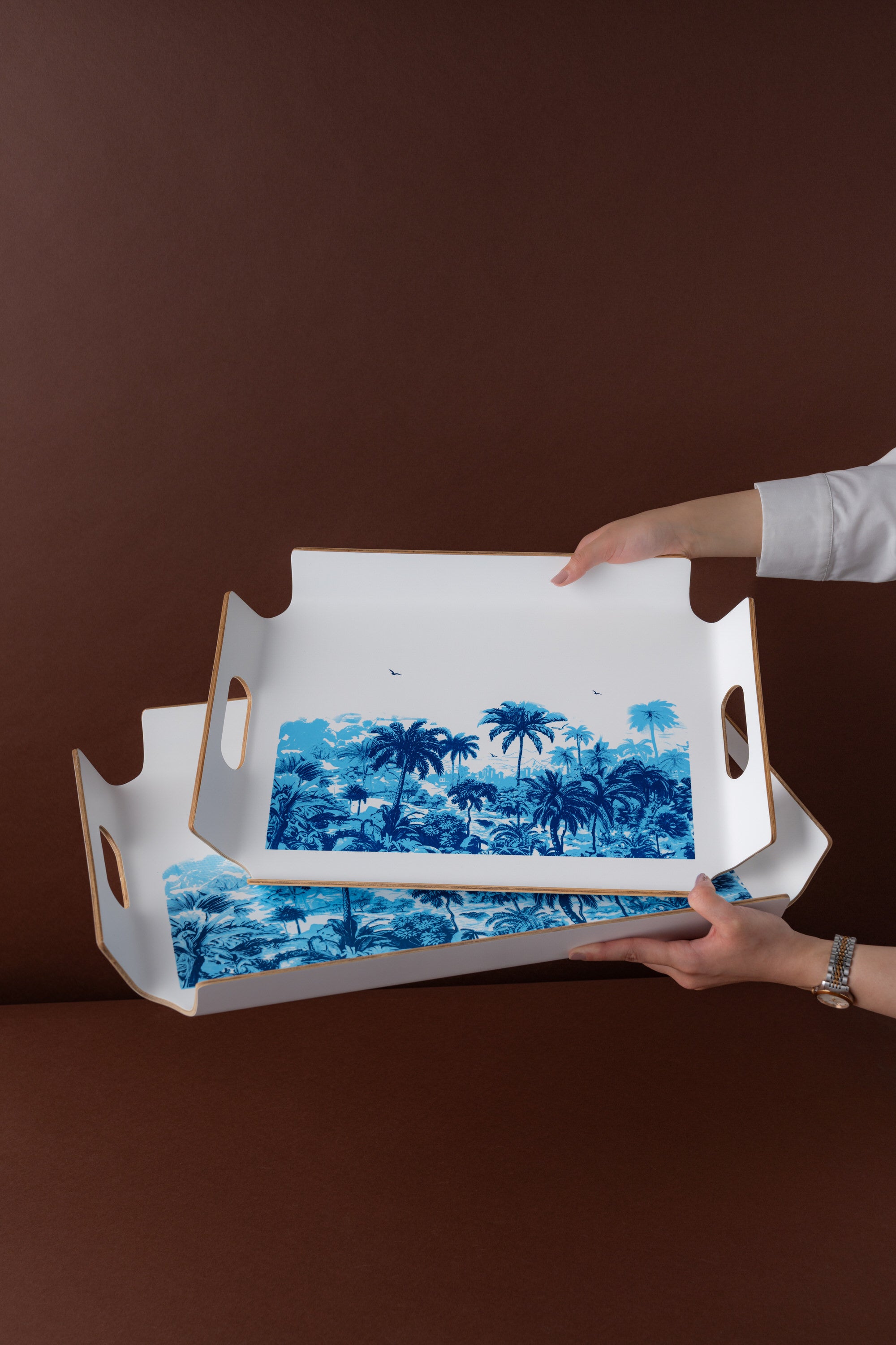 F3 Wooden Trays Set 2 Pcs – WABA